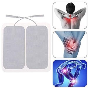 20 Pcs 2" X 4" TENS Unit Replacement Pads, Compatible with AUVON TENS, TENS 7000 - Durable Rectangular Self-Adhesive Electrodes Pads, Latex-Free and Flexible for Lower Back and Multiple Pain Relief