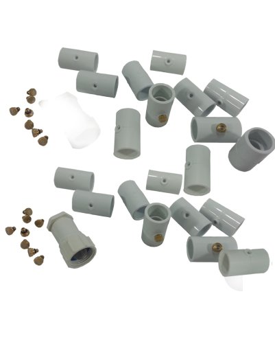 PVC Misting Kit - 10 Nozzles - Do It Yourself PVC Mist Kit (Pack of 20 pcs)