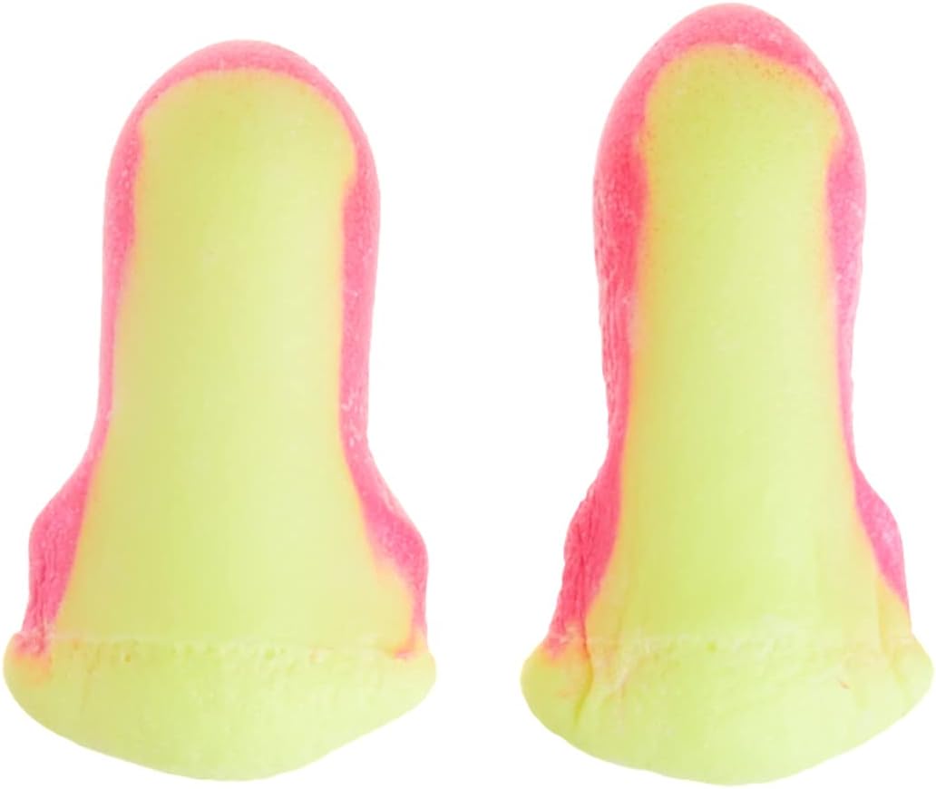 Howard Leight by Honeywell Laser Lite High Visibility Disposable Foam Earplugs, Pink/Yellow , 200-Pairs (LL-1) - 3301105