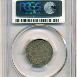 1896 ZA South Africa Silver Shilling XF40 PCGS Secure