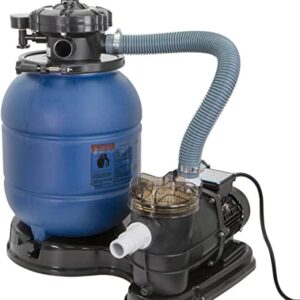 XtremepowerUS 13" Sand Filter 3/4HP Pool Pump 2400GPH High-Flow Above Ground Pool Set with Stand