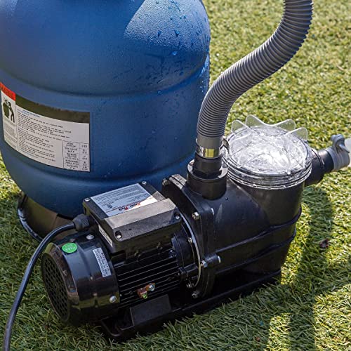 XtremepowerUS 13" Sand Filter 3/4HP Pool Pump 2400GPH High-Flow Above Ground Pool Set with Stand