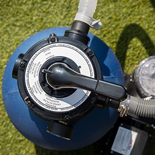 XtremepowerUS 13" Sand Filter 3/4HP Pool Pump 2400GPH High-Flow Above Ground Pool Set with Stand