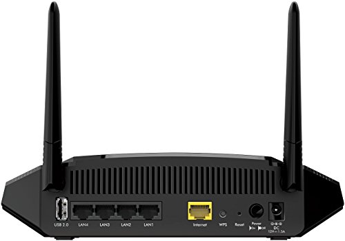 NETGEAR AC1600 Dual Band Gigabit WiFi Router (R6260), Black