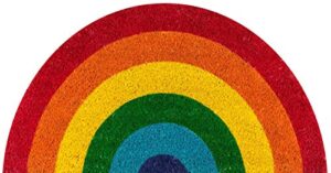 novogratz aloha collection rainbow doormat, 1'4" x 2'6", multicolor