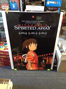 studio ghibli spirited away movie theatre poster 27x40 one sheet double sided miyazaki's