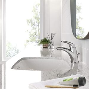 American Standard 7075100.002 Colony Pro Single-Handle Bathroom Faucet with Metal Pop-Up Drain, 1.2 GPM, Polished Chrome