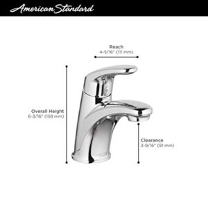 American Standard 7075100.002 Colony Pro Single-Handle Bathroom Faucet with Metal Pop-Up Drain, 1.2 GPM, Polished Chrome