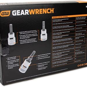 GEARWRENCH 84 Pc. Master SAE/Metric Hex And Torx Bit Socket Set - 80742