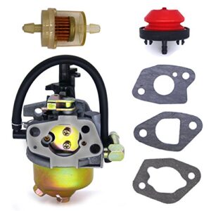 nimtek 951-14026a snow blower carburetor for mtd troy bilt cub cadet yard machine 951-14027a 951-10638a with gastket/primer bulb/fuel filter