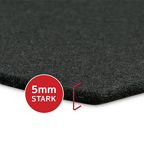 HIGH Temp Felt Plumbers PAD: Black, 12" X 12" X 1/8" Thick