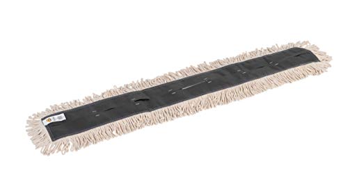 Bristles 3572 Industrial Strength Dust Mop Head 72 Inch - Disposable Cleaning Pad, 72 x 5 for Commercial and Residential Use