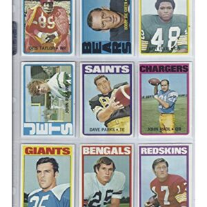 1972 Topps Football Complete 351 Card Set Overall Grade NRMT