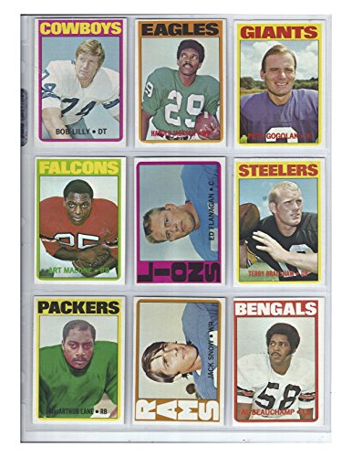 1972 Topps Football Complete 351 Card Set Overall Grade NRMT