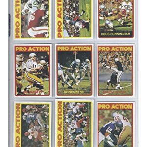 1972 Topps Football Complete 351 Card Set Overall Grade NRMT