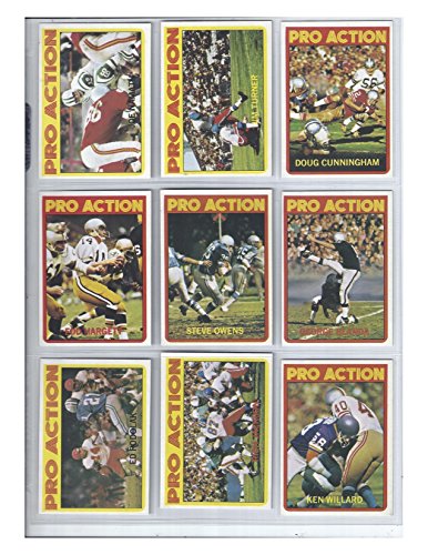 1972 Topps Football Complete 351 Card Set Overall Grade NRMT