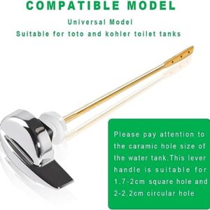 PDFans Side Mount Toilet Tank Flush Lever Handle for Toilets