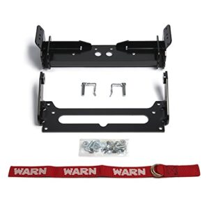 warn 97340 front plow mounting kit, fits: polaris 1000 (2016-2017)