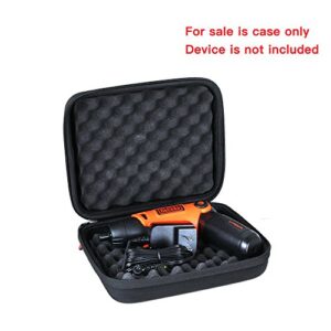 Hermitshell Hard EVA Travel Case fits BLACK+DECKER LI2000 3.6-Volt 3-Position Rechargeable Screwdriver