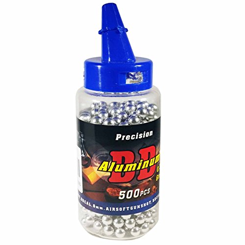 Area Shopping 500 Aluminum Balls 0.3G 6Mm for Softair Win Gun