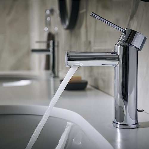 GROHE 3221600A Essence, Single Hole Single-Handle S-Size Bathroom Faucet 1.2 GPM, Chrome