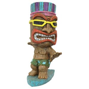 design toscano kahuna tiki surfer dude statue