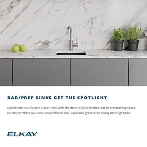 Elkay Quartz Classic ELG1616BK0 Black Single Bowl Dual Mount Bar Sink