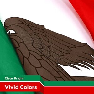 G128 Mexico Mexican Flag | 3x5 Ft | LiteWeave Pro Series Printed 150D Polyester | Country Flag, Indoor/Outdoor, Vibrant Colors, Brass Grommets, Thicker and More Durable Than 100D 75D Polyester