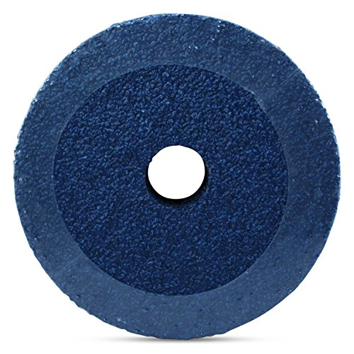 BHA Zirconia Resin Fiber Sanding and Grinding Discs, 4.5” x 7/8”, 36 Grit - 25 Pack