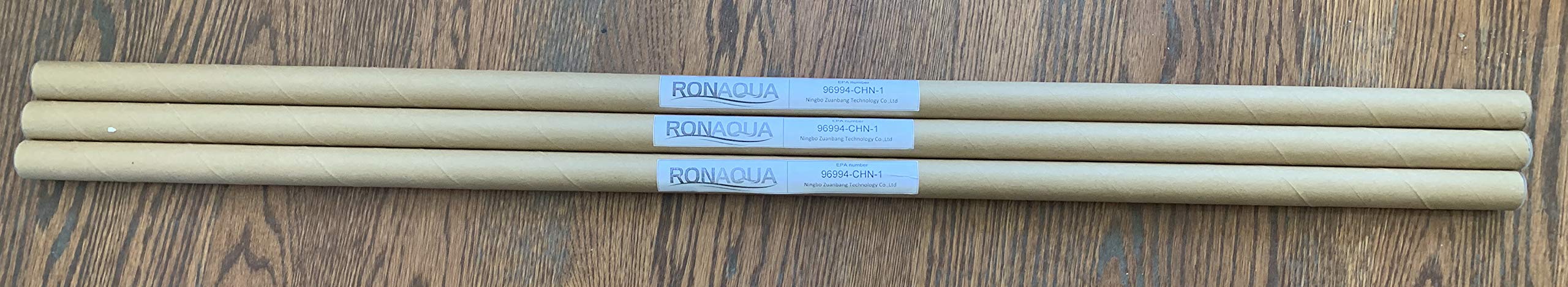 Ronaqua 55W UV 4 Prong Replacement Bulb for 12GPM Water Purifier Ultraviolet Light Filter Set of 3