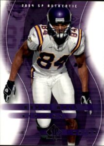 2004 sp authentic #49 randy moss - minnesota vikings