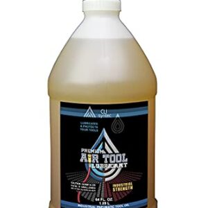 Premium Air Tool Lubricant - 64 FL. OZ. Industrial Pneumatic Tool Oil