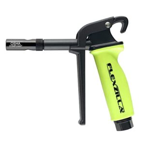 flexzilla x3 blow gun with xtreme-flo safety nozzle, zillagreen - ag1202fz