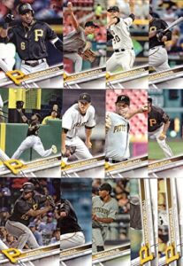 2017 topps series 1 pittsburgh pirates baseball card team set - 13 card set - includes starling marte, gregory polanco, josh bell, jameson taillon, tyler glasnow, and more!