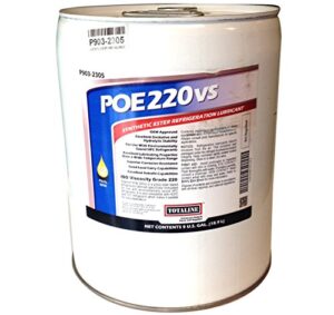 carrier p903-2305 oil, poe 220vs lubricant, 5 gallon pail