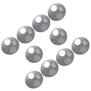 weichuan 10pcs bee hive nuc box entrance gates, entrance disc (diameter:4.84") - beekeeping equipment beehive tool beekeeper tool