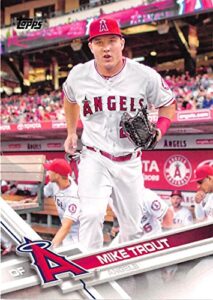 baseball mlb 2017 topps #20 mike trout nm-mt angels