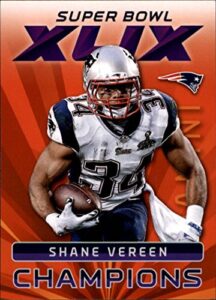 2015 patriots panini super bowl xlix champions #3 shane vereen