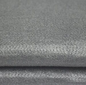 HANSWAY High Temp 36''X36''X1/4'' Felt Carbon Fiber Welding Blankets Black (3 x 3 feets)