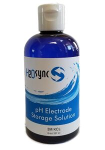 h2o sync ph/orp electrode storage solution 8 oz / 237 ml for use with ph probes and orp probes to extend life