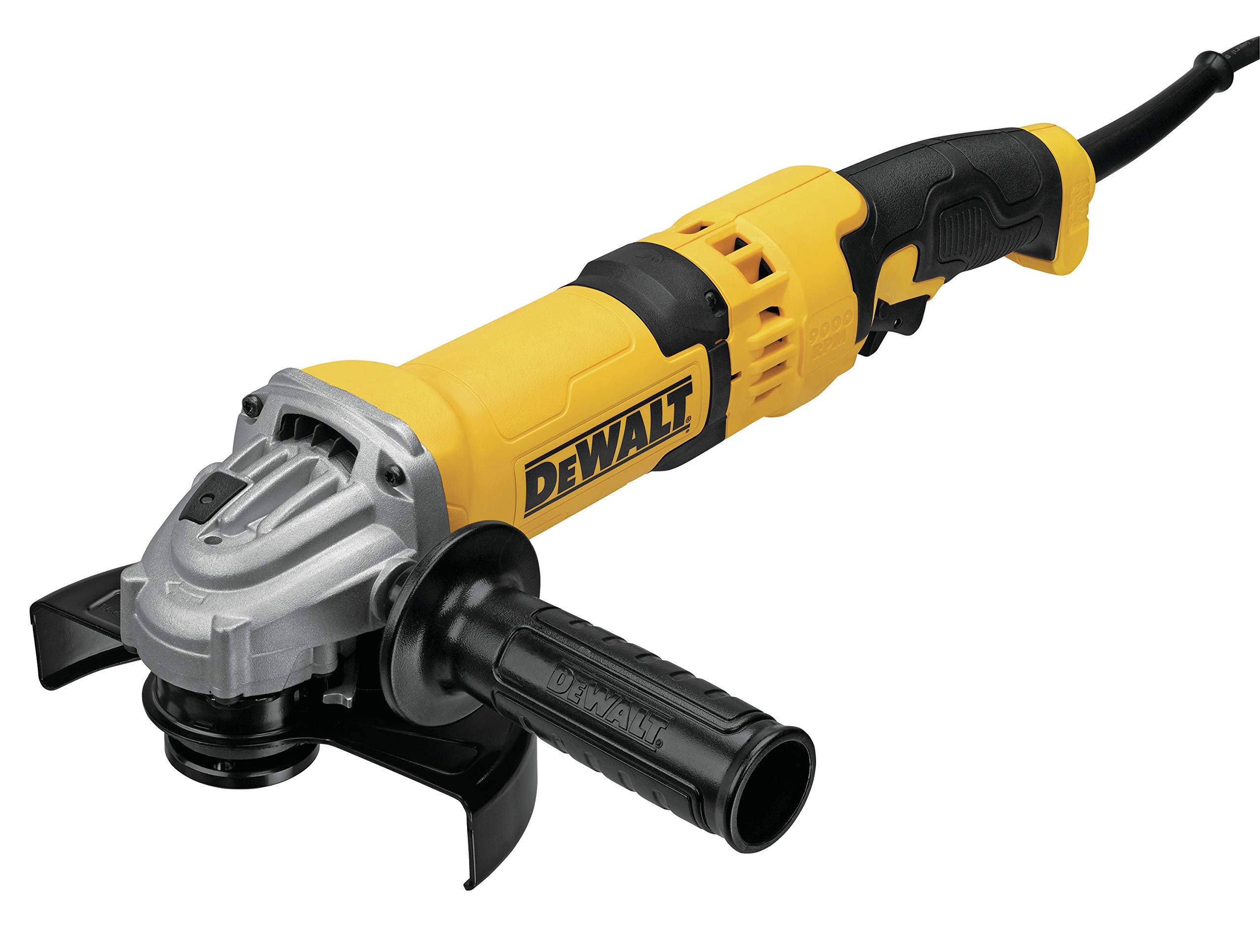 DEWALT Angle Grinder Tool, 4-1/2-Inch to 6-Inch, Trigger Switch (DWE43116), Black,yellow,grey