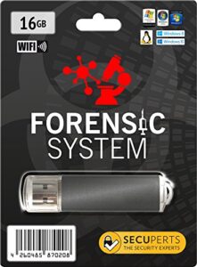 secuperts forensic system - computer and network analysis tool - 16 gb usb 3.0 stick