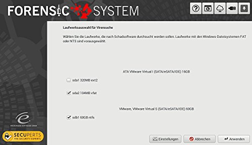 SecuPerts Forensic System - Computer and network analysis tool - 16 GB USB 3.0 stick