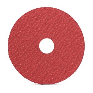 BHA Ceramic Resin Fiber Sanding and Grinding Discs, 4.5” x 7/8”, 24 Grit - 25 Pack