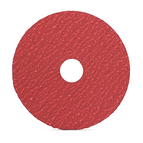 BHA Ceramic Resin Fiber Sanding and Grinding Discs, 4.5” x 7/8”, 24 Grit - 25 Pack