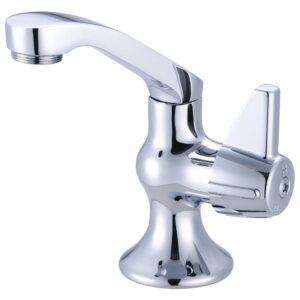 central brass 0282 single handle dishwasher faucet in chrome