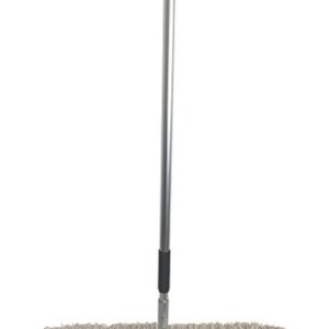 Ultimate Dust Mop Kit: Industrial-Grade Performance, Heavy-Duty Frame, Telescopic Handle - White 24 Inch