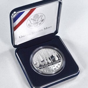 2010 W Commemorative UNC Silver Dollar American Veterans Disabled for Life $1 US mint Brilliant Uncirculated