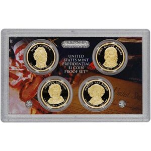 2008 S Presidential Dollar Proof Set - 4 coins - All S Mint Coins - Original Package with COA - $1 US Mint - Gem Proof - DCAM