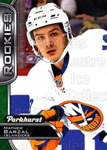 (ci) mathew barzal hockey card 2016-17 parkhurst (base) 387 mathew barzal